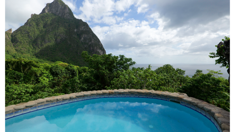 Villas with Piton Ocean View | Stonefield Villa Resort
